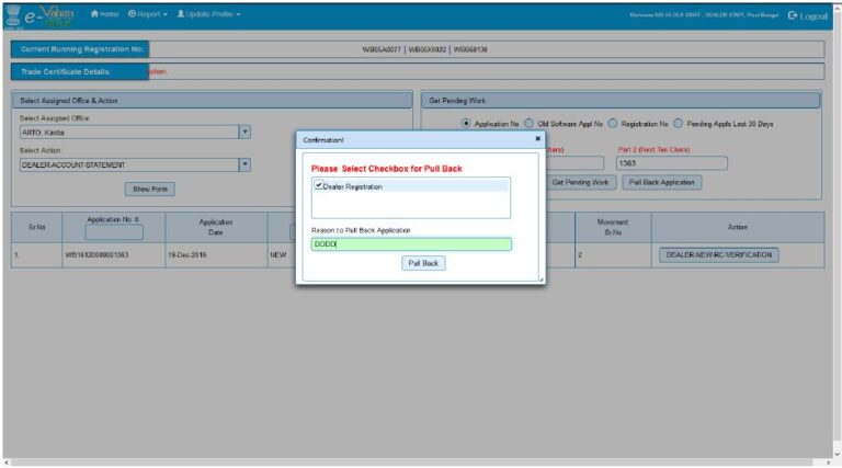 Online Payment of Motor Vehicle Taxes and Fees – Conditions – WBXPress