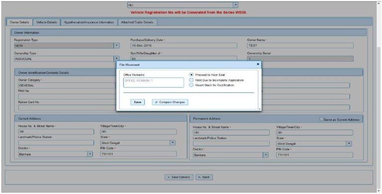 Online Payment of Motor Vehicle Taxes and Fees – Conditions – WBXPress