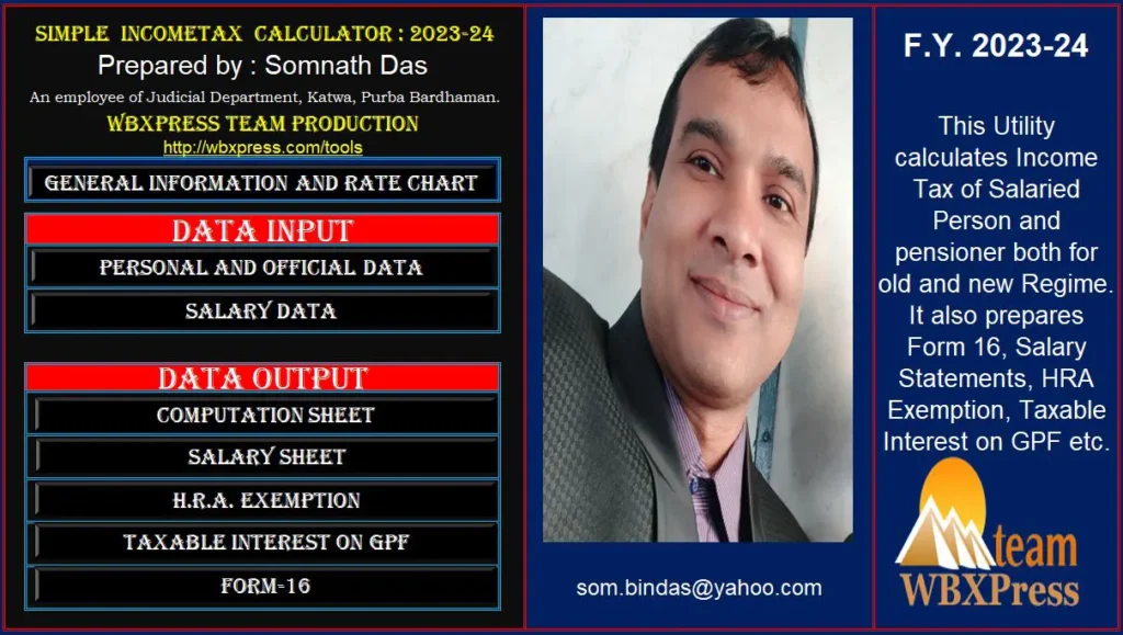 Simple Income Tax Calculator 2023 24 WBXPress